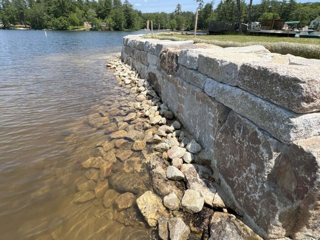 Perched Beach and Shoreline Walls I Green Monster Landscapes, LLC