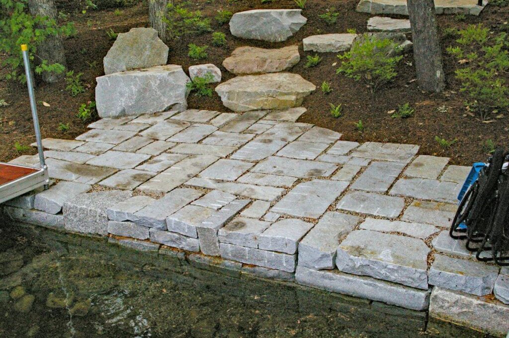 Perched Beach and Shoreline Walls I Green Monster Landscapes, LLC