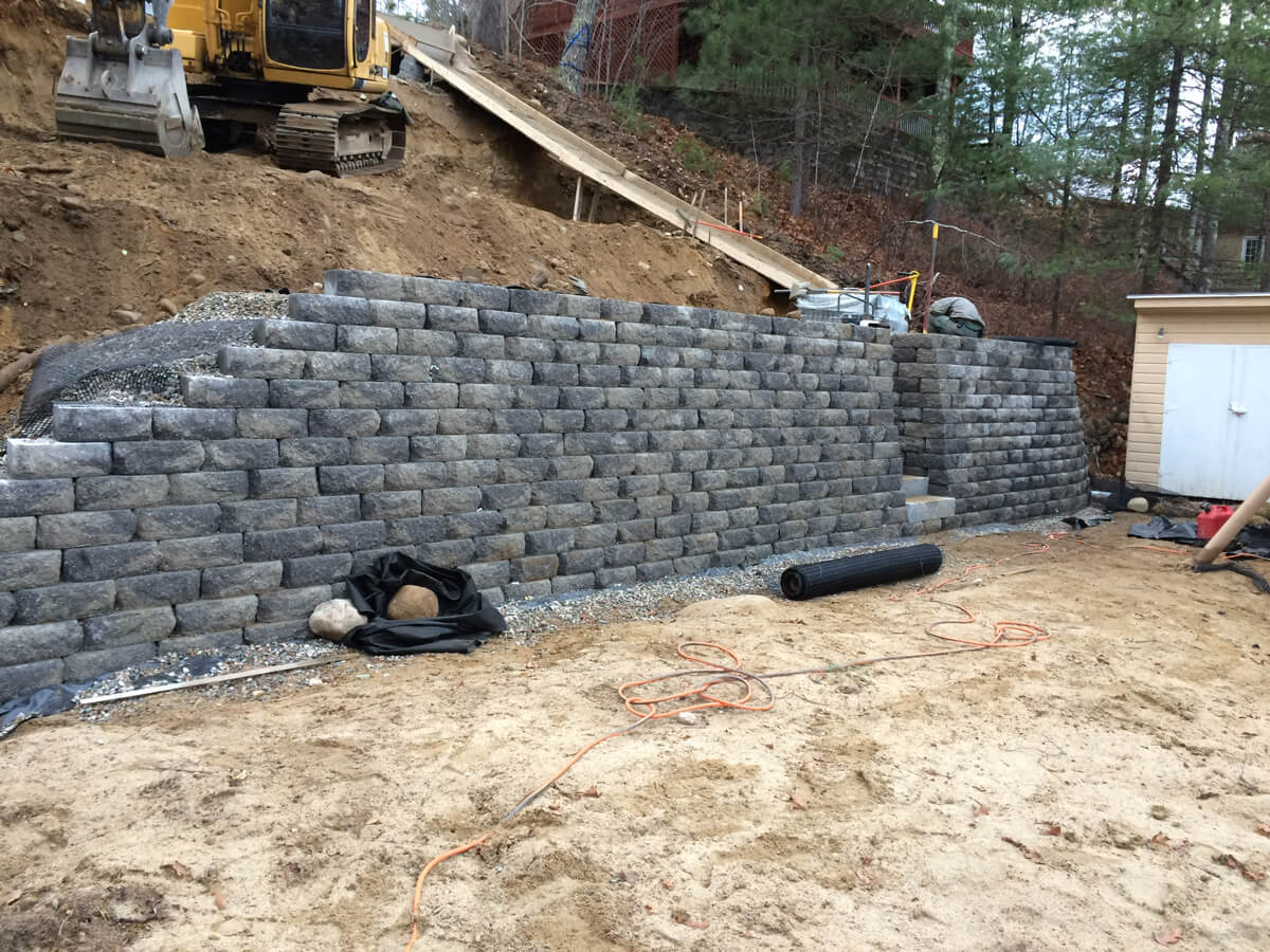 Pine River Pond Shoreline Project | Green Monster Landscapes