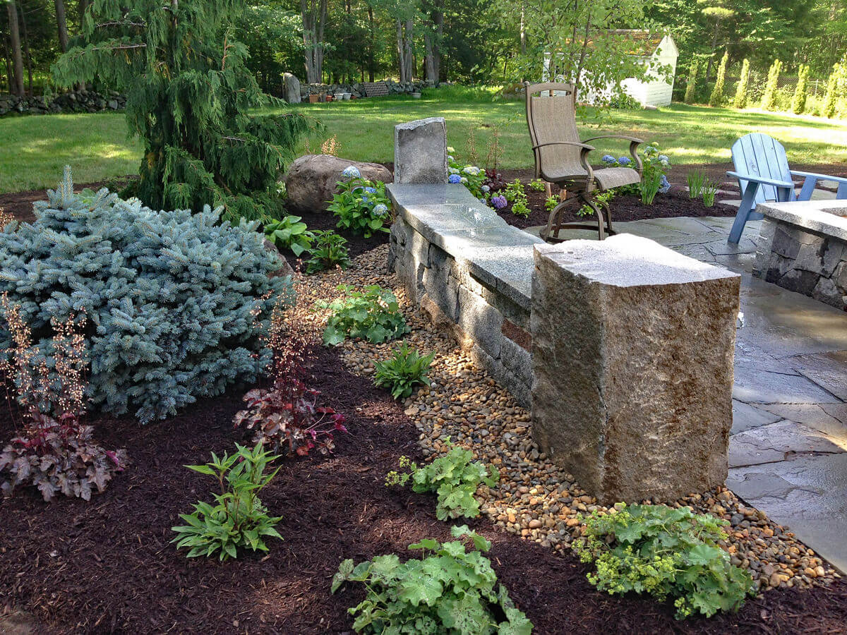 Bluestone Patio Installation in Rye, NH | Featured Projects